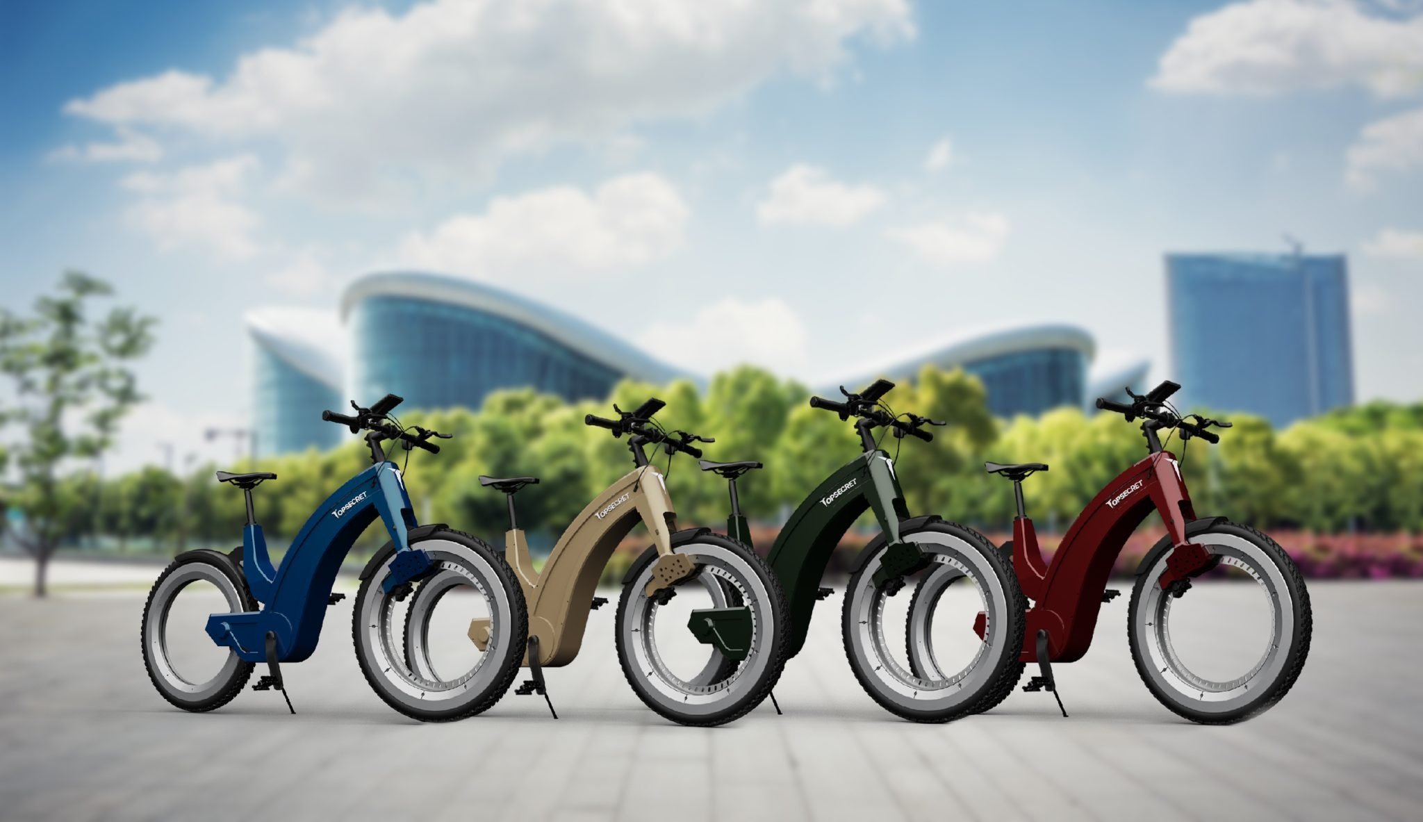 Korean Topsecret unveils an electric bike with a staggering design