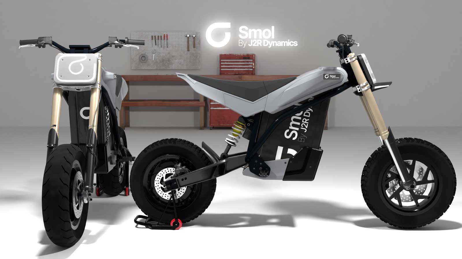 Smol, the innovative French electric motorcycle by J2R Dynamics