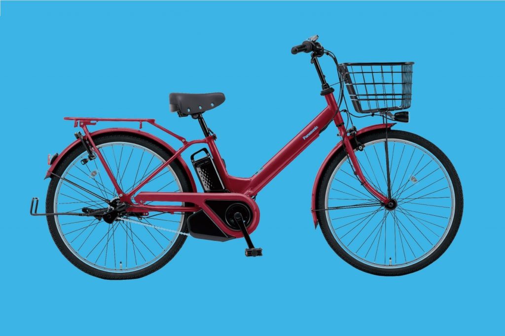 A Panasonic electric bicycle revolutionizes tire control with ...