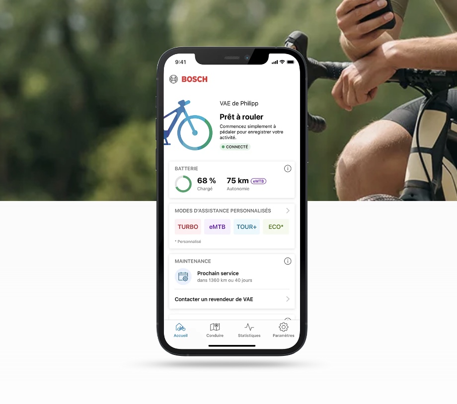 Bosch eBike Flow: a new update to use the Ride screen in portrait mode