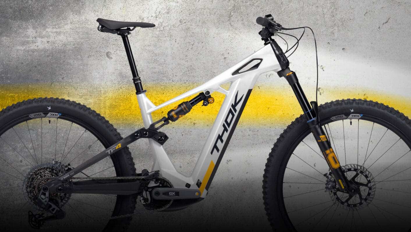 The new Thok TP4 electric mountain bike is one of today's best VTTAEs